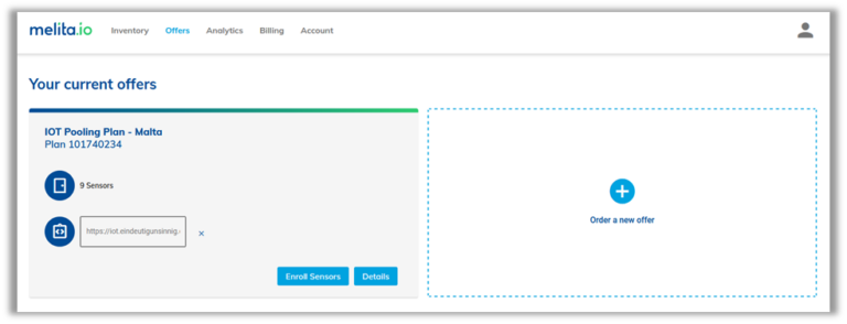 What is the offers tab - melita.io